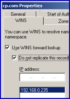 WINS and DNS integration in Windows Server 2003