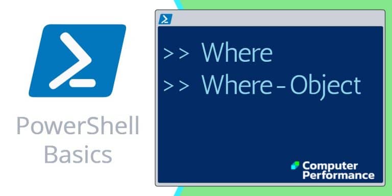 PowerShell Basics: Where | Where-Object {$_.property = statement} Filter